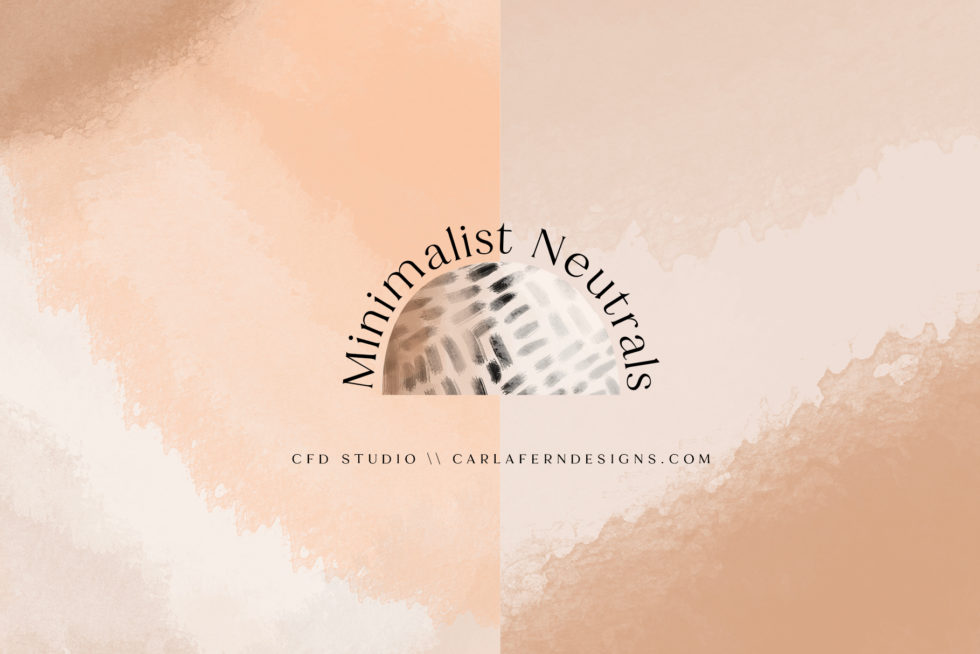 Minimalist Neutral Textures & Backgrounds - Carla Fern Designs